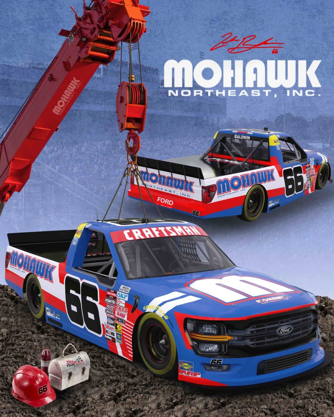 LUKE BALDWIN MAKES HIS NASCAR TRUCK SERIES DEBUT WITH THORSPORT RACING ...