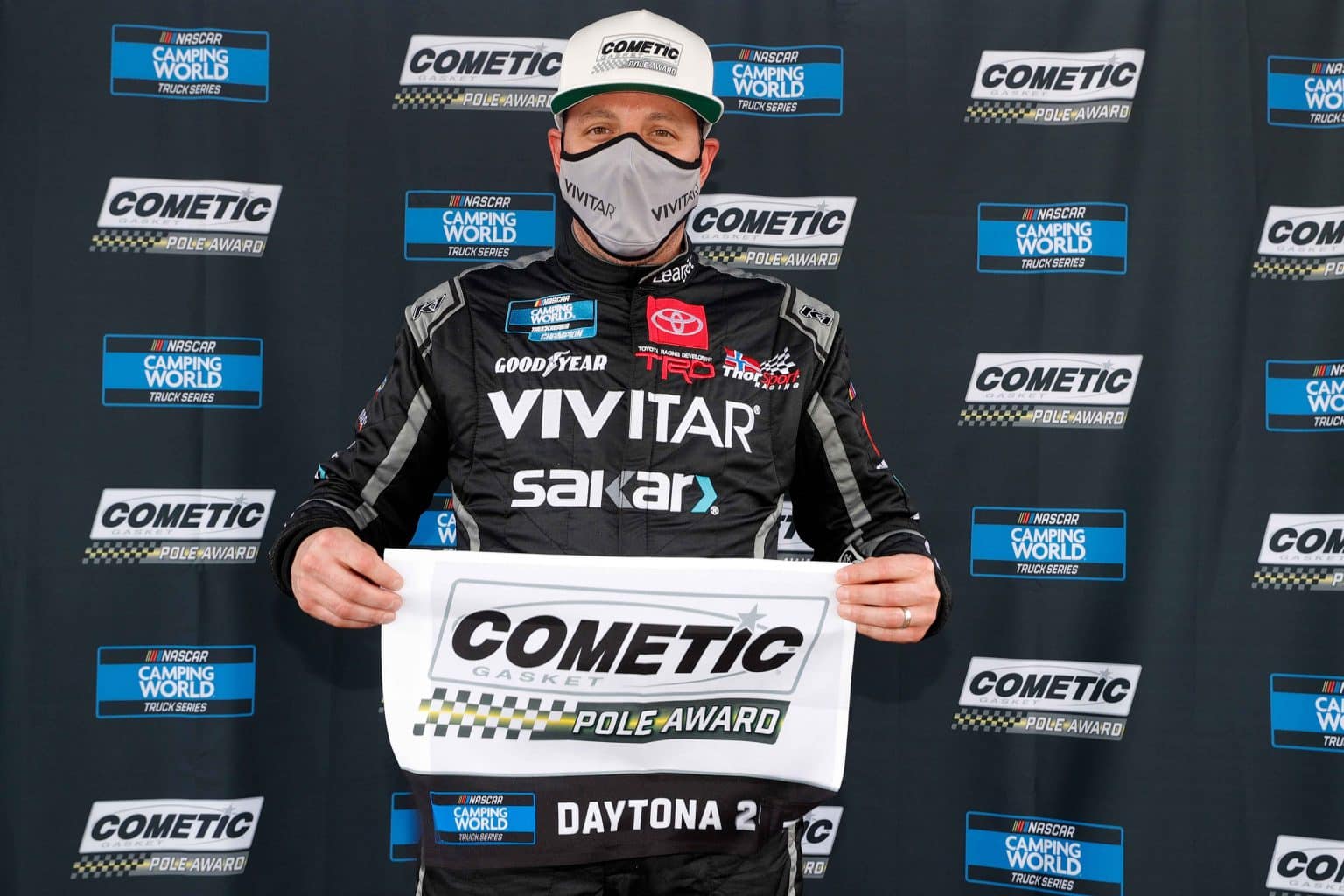 Johnny Sauter Wins the Pole at Daytona - ThorSport Racing